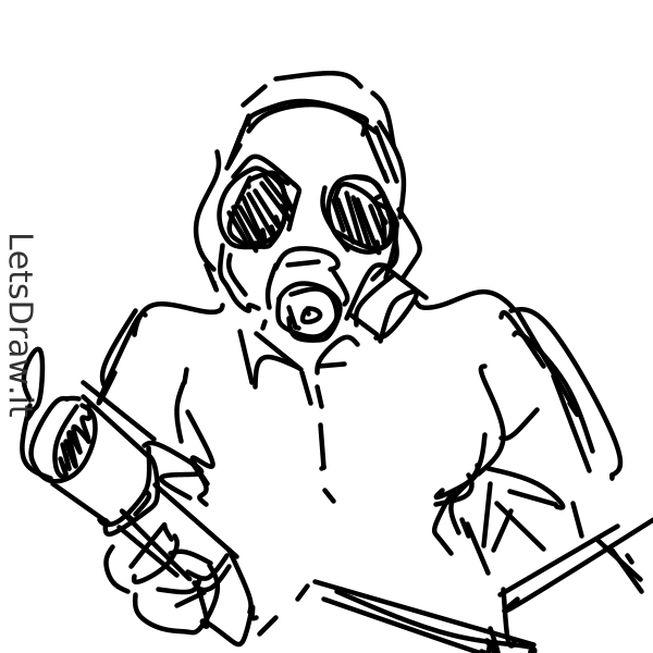 How to draw gas mask / hf38pdftp.png / LetsDrawIt