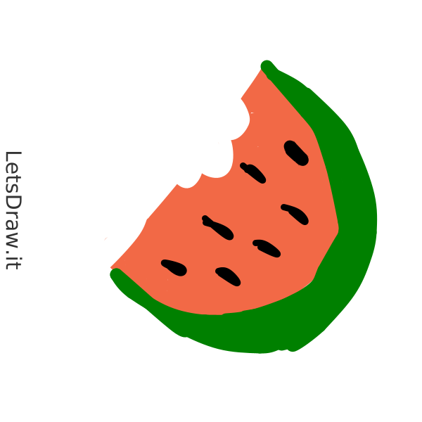 How to draw melon / hgfae3p6.png / LetsDrawIt