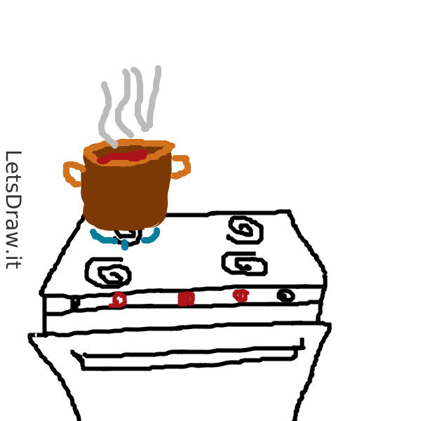 How to draw cooking / hhygxqqmd.png / LetsDrawIt