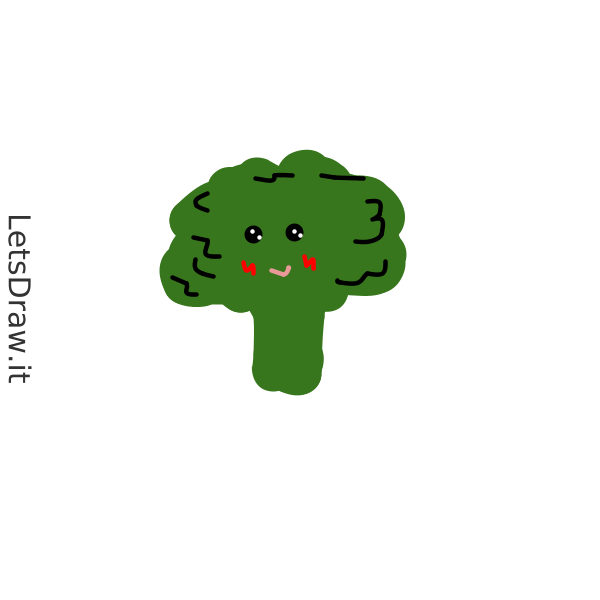 How to draw broccoli / hj4ede3xb.png / LetsDrawIt