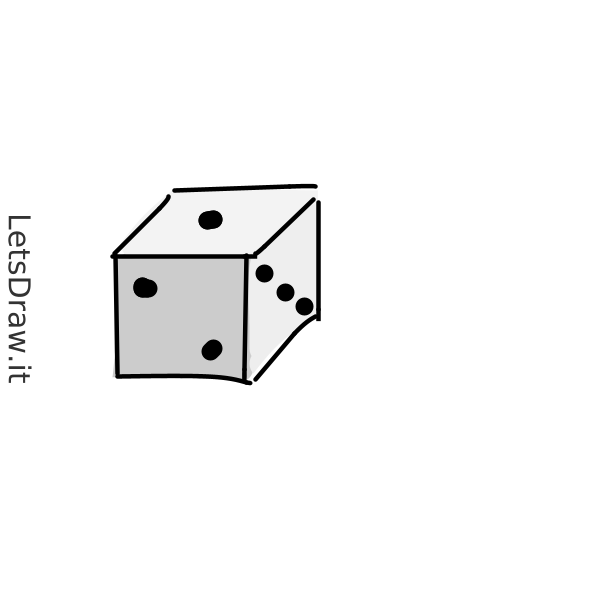 How to draw dice / hjbr8obnd.png / LetsDrawIt