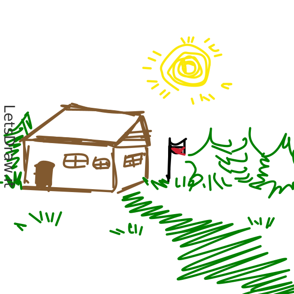 How to draw camp / hjnt9to5.png / LetsDrawIt
