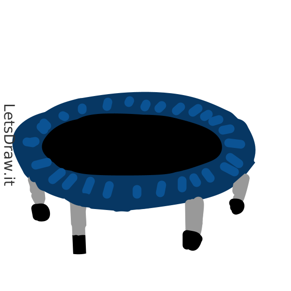 How to draw trampoline / hk19ey17c.png / LetsDrawIt