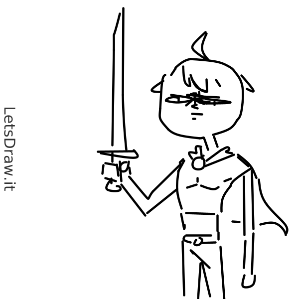 How to draw warrior / hk5afy3hr.png / LetsDrawIt