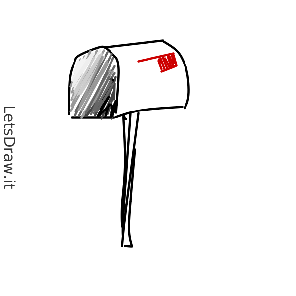 How to draw postbox / hkssf5mg1.png / LetsDrawIt
