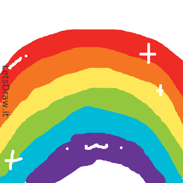 How to draw rainbow / hmzhqd8ic.png / LetsDrawIt
