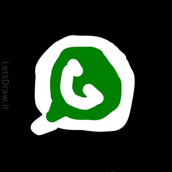 How to draw WhatsApp / hn1qbxrdr.png / LetsDrawIt