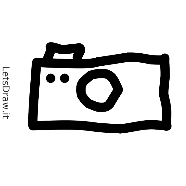 How to draw Photo cameras / hndwcgfmb.png / LetsDrawIt