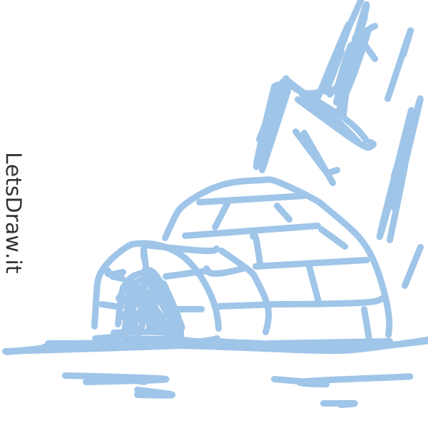 How to draw igloo / hp6sfh39i.png / LetsDrawIt