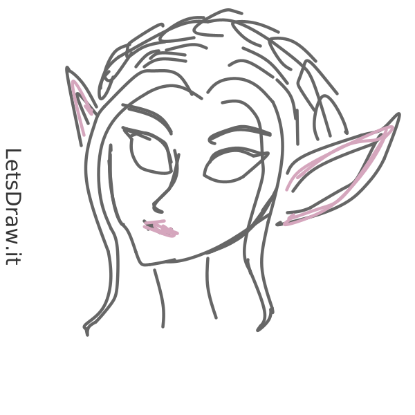 How to draw elf / hqb98gfnw.png / LetsDrawIt
