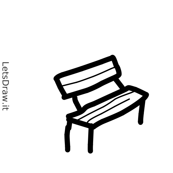 How to draw bench / hsbdmtber.png / LetsDrawIt