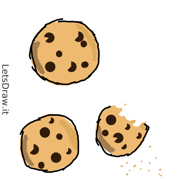 How to draw cookies / hsce8exgm.png / LetsDrawIt