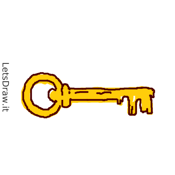 How to draw key / hw39qwdgt.png / LetsDrawIt