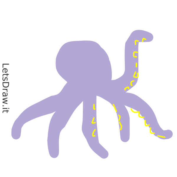 How to draw octopus / hw7pf496z.png / LetsDrawIt