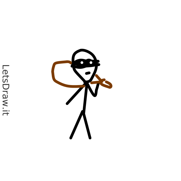 How to draw thief / hx31jx74a.png / LetsDrawIt