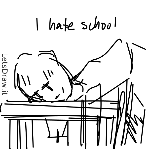 How to draw desk / hxt3c97no.png / LetsDrawIt