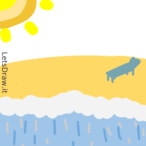 How to draw beach / hystg5n4b.png / LetsDrawIt