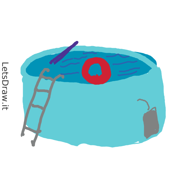 How to draw pool / hzp6g4b1a.png / LetsDrawIt