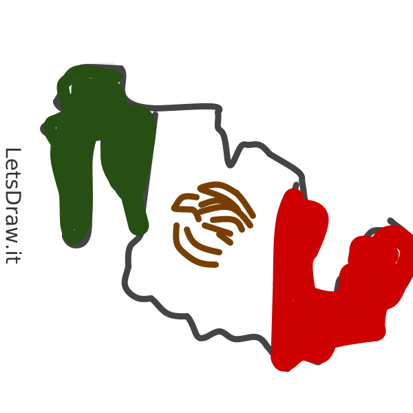 How to draw Mexico / hzu3g1743.png / LetsDrawIt