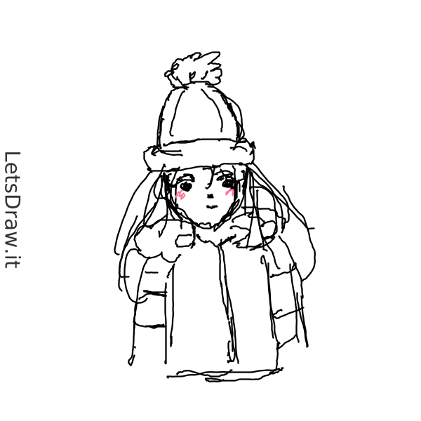 How to draw winter hat / i1mkcxbmk.png / LetsDrawIt