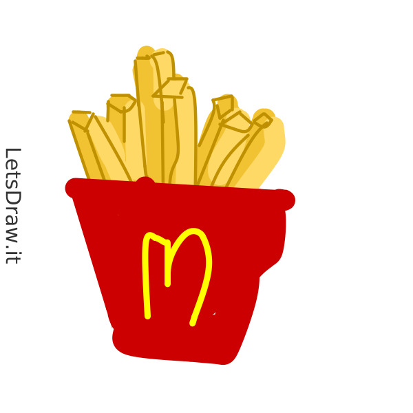 How to draw fries / i39bgeo75.png / LetsDrawIt