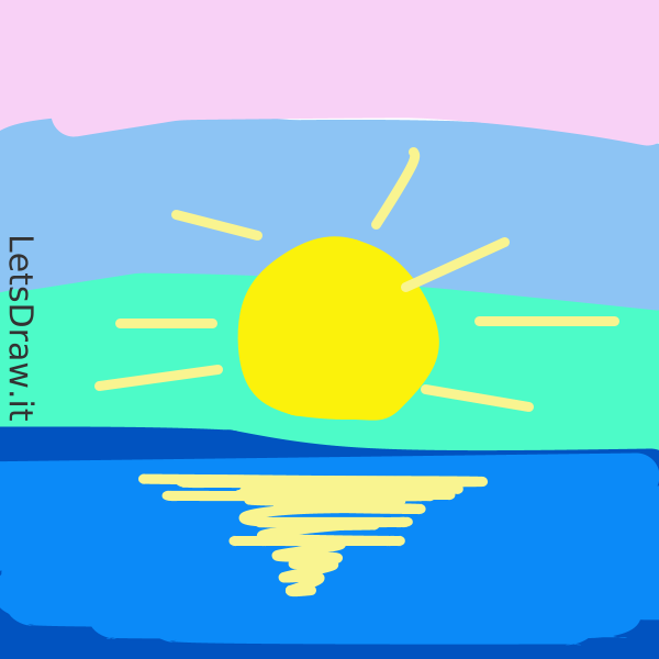 How to draw sunshine / i4c8ps3ok.png / LetsDrawIt
