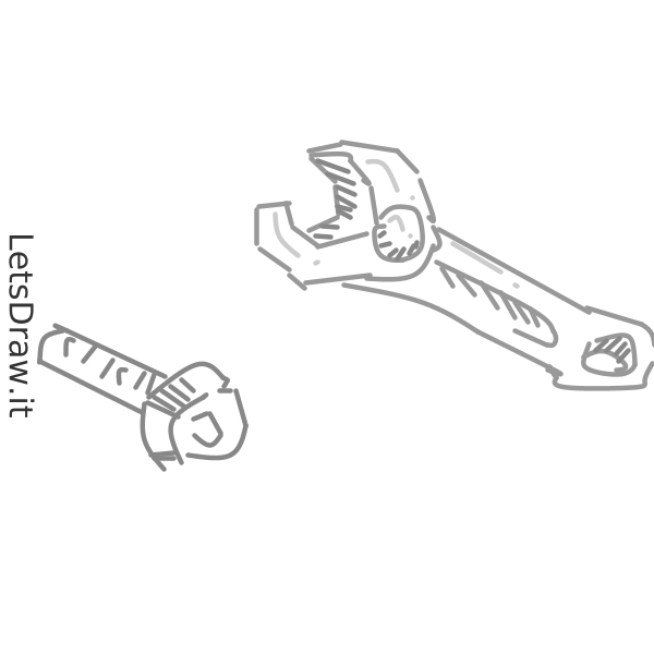 How to draw Wrench / i4mrpqfhn.png / LetsDrawIt