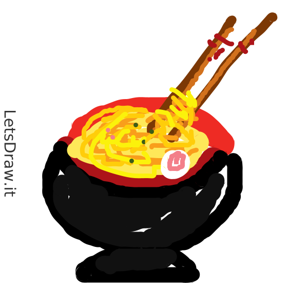 How to draw noodle / i5p9oah7y.png / LetsDrawIt