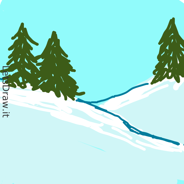 How to draw snow / i888oacjd.png / LetsDrawIt