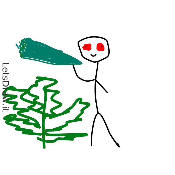 How to draw Cannabis / i8thmrejj.png / LetsDrawIt
