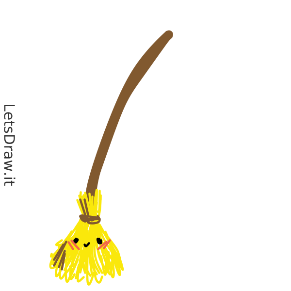How to draw broom / i93bsj71.png / LetsDrawIt