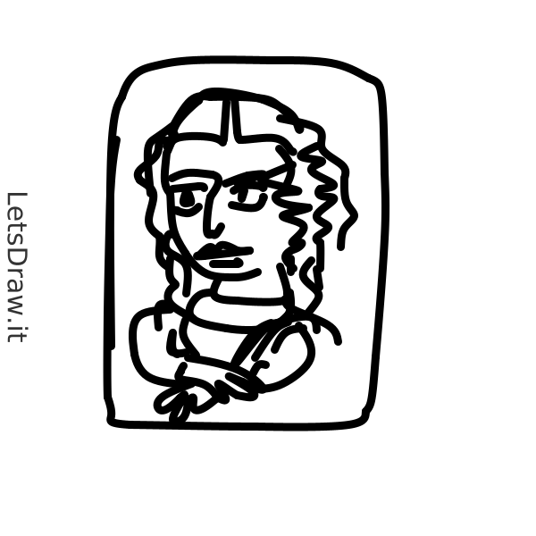 How to draw Mona Lisa / i98hphxom.png / LetsDrawIt