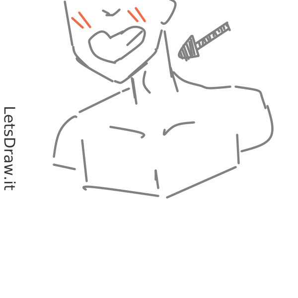 How to draw throat / i9susphy.png / LetsDrawIt