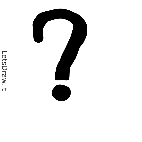 How to draw question mark / iaepekdd9.png / LetsDrawIt