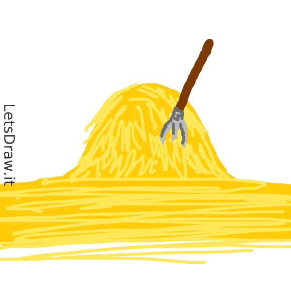 How to draw hay / ibw3tdg4n.png / LetsDrawIt