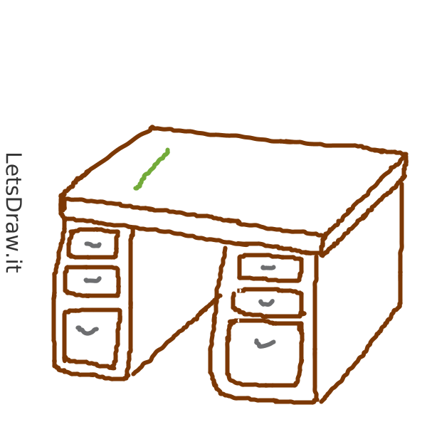 How to draw desk / ibxrx7x61.png / LetsDrawIt