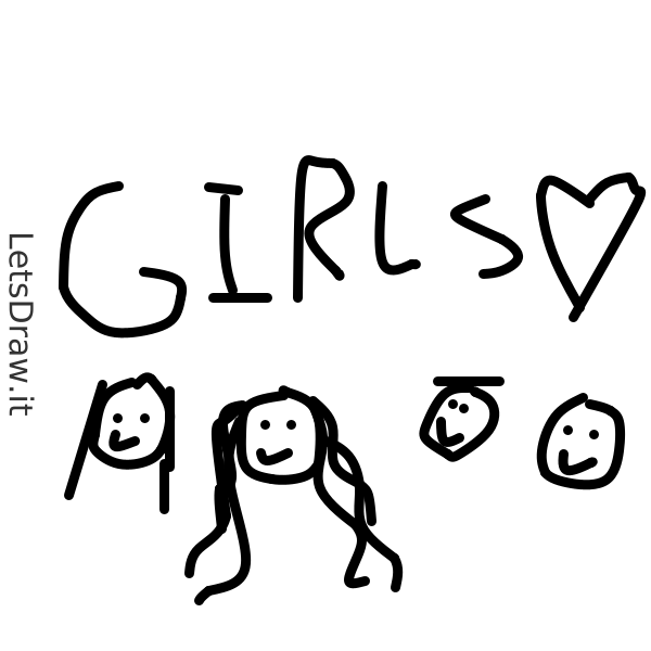 How to draw Girls / icj6pkesr.png / LetsDrawIt