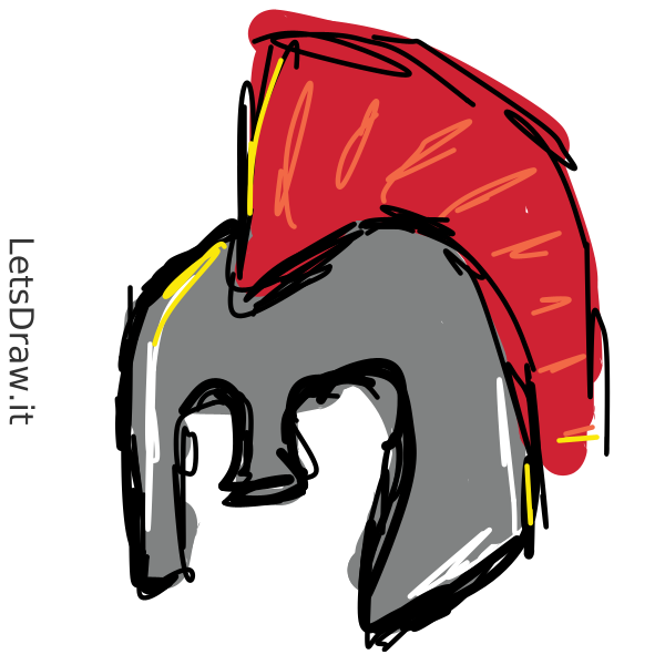 How to draw helmet / icrxdyyj7.png / LetsDrawIt