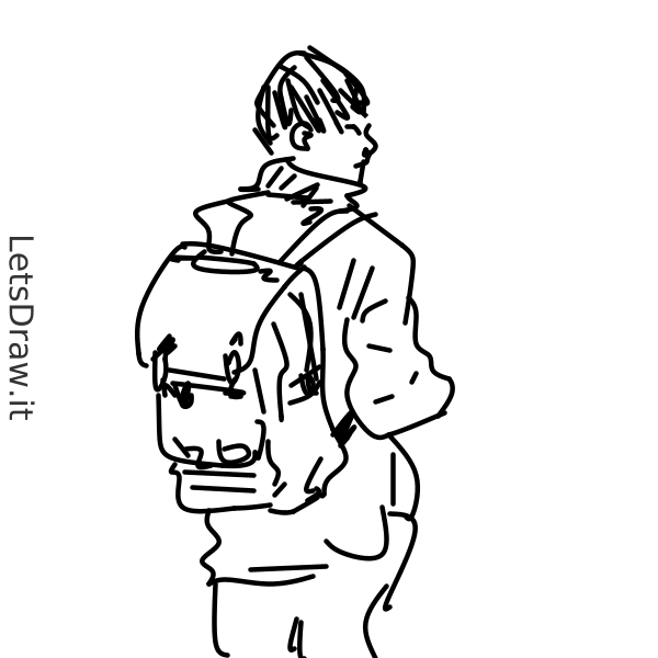 How to draw student / iddckbng1.png / LetsDrawIt