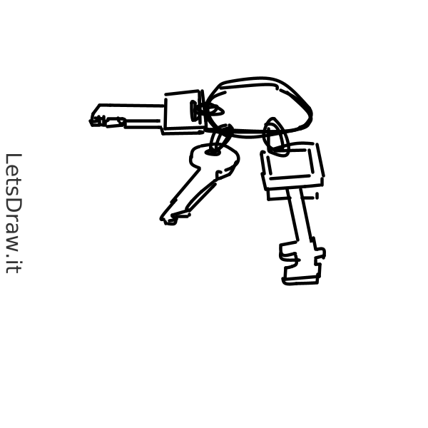 How to draw keys / idtse3z4r.png / LetsDrawIt