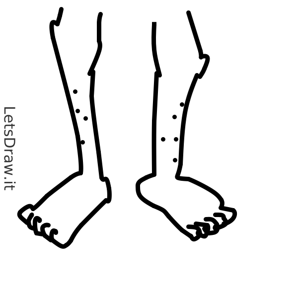 How to draw feet / idz5ej4xi.png / LetsDrawIt