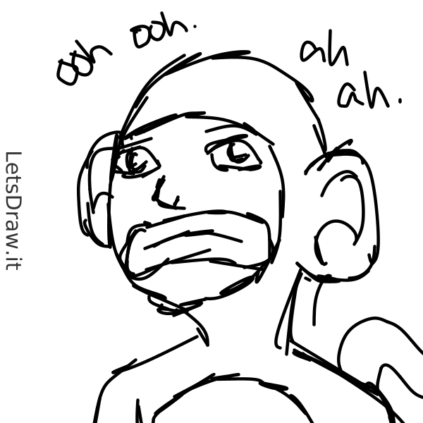 How to draw monkey / if5dx8w5.png / LetsDrawIt