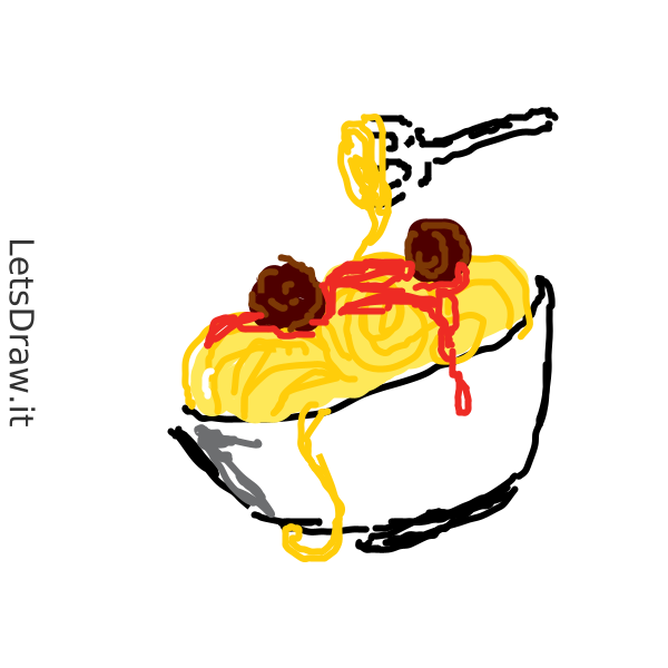 How to draw spaghetti / ife5oob7u.png / LetsDrawIt