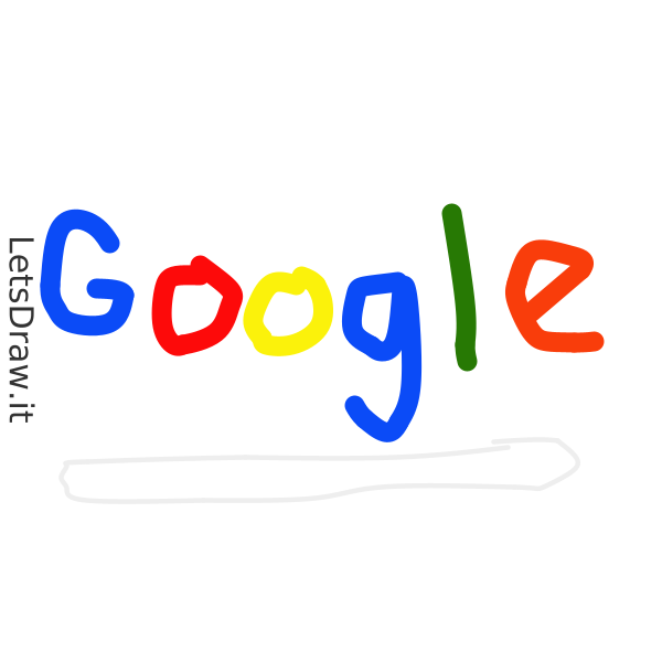 How to draw Google / ifwqj38ua.png / LetsDrawIt