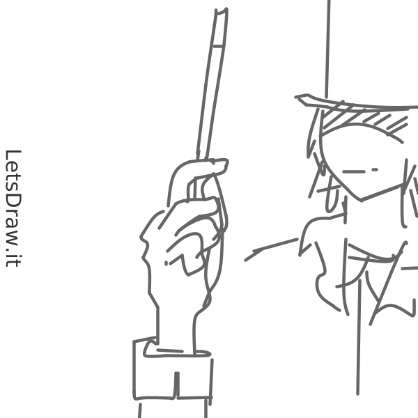 How to draw magic wand / iggigncag.png / LetsDrawIt
