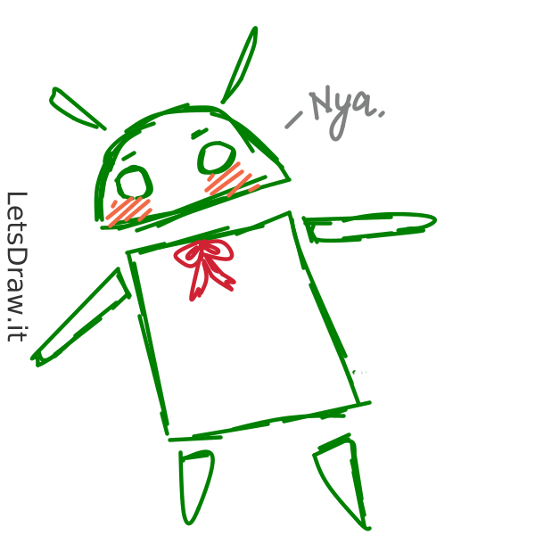 How to draw Android / iithnffen.png / LetsDrawIt
