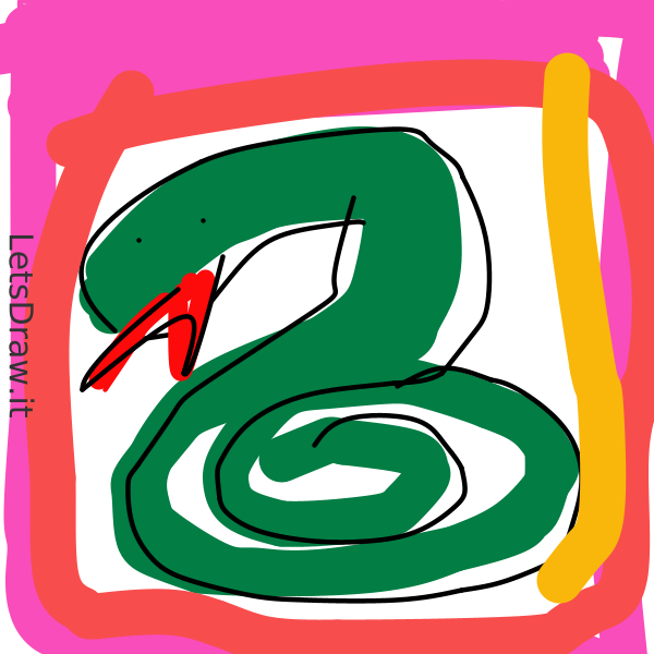 How to draw snakes / ijdgpuar8.png / LetsDrawIt