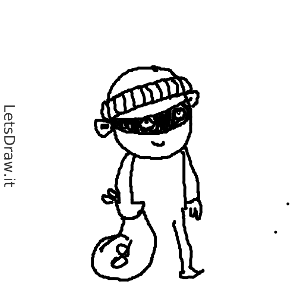 How to draw robber / imtix4sy7.png / LetsDrawIt