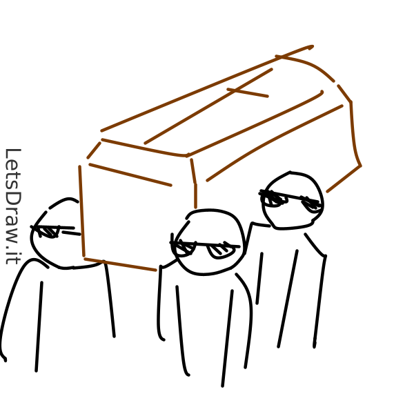 funeral dibujo / LetsDrawIt