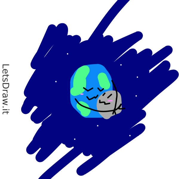 How to draw planet / iprap4drn.png / LetsDrawIt